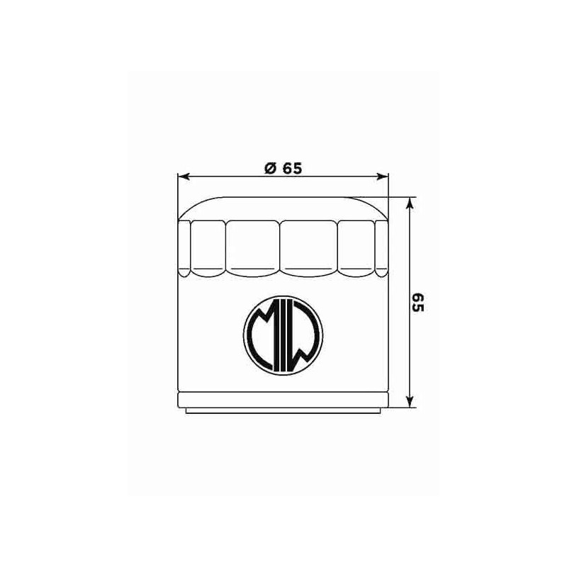 MEIWA 553 OIL FILTER BENELLI TRK 502 X 2021-2024 - Euro 8.28