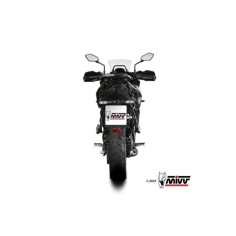 MIVV OVAL COMPLETE EXHAUST SYSTEM KAWASAKI VERSYS 650 2024-2026 (EURO 5 ...